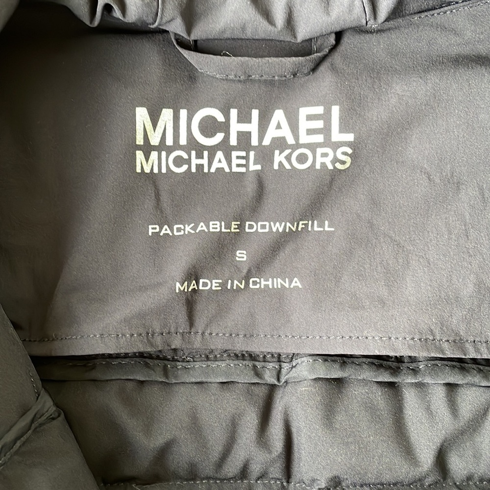 Michael Kors Ultra Lightweight Genuine Down Fill Zipp… - Gem